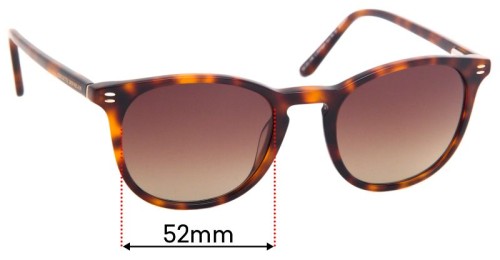 Replacement Lenses for Collette Dinnigan Sun Rx 15 52mm