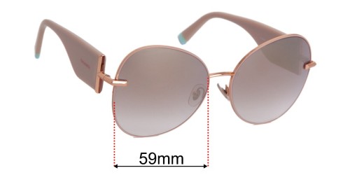 Tiffany & Co TF 3069 59mm Replacement Lenses