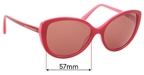 Replacement Lenses for Collette Dinnigan Sun Rx 12 57mm