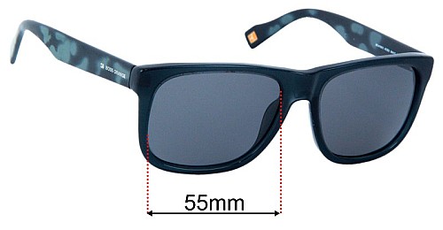 Hugo Boss BO 0106/S 55mm Replacement Lenses