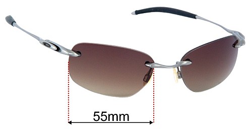 Replacement Lenses for Oakley Why 8.1 55mm