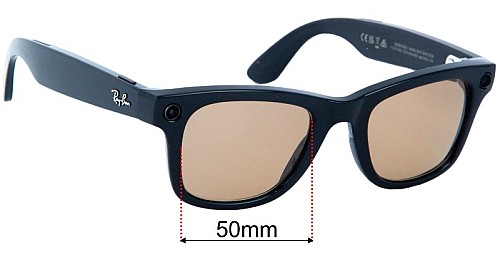 Ray-Ban RW4006 Meta Wayfarer (Gen 1) 50mm Replacement Lenses