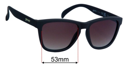 Goodr Infinite Drip 53mm Lens Replacement