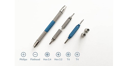6 tools in 1 compact, quality Optical Screwdriver