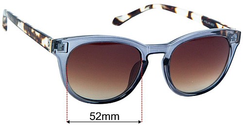 Cancer Council Palona 52mm Lentes de Repuesto