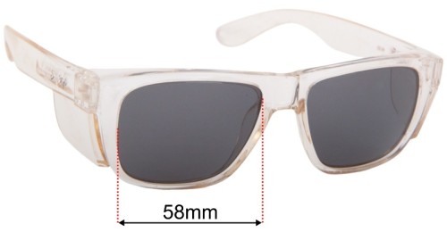 Safe Style Fusions XL 58mm Ersatzgläser