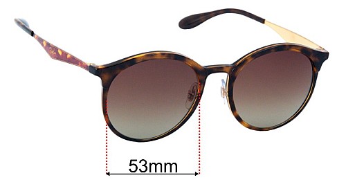 Ray-Ban RB4277F 53mm Replacement Lenses