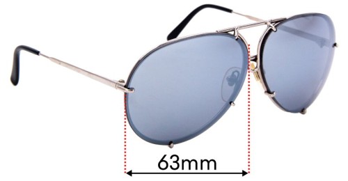 Replacement Lenses for Porsche P 8478 63mm