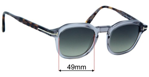 Tom Ford TF5836-B 49mm Replacement Lenses
