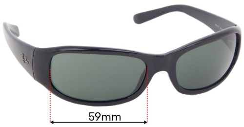 Ray-Ban RB4137 59mm Replacement Lenses