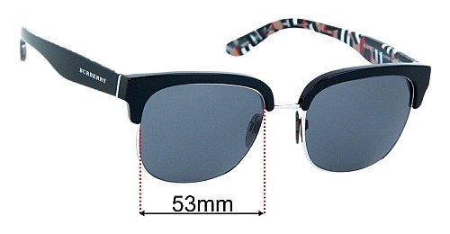 Burberry B 4272 53mm Replacement Lenses