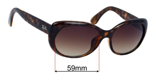 Ray-Ban RB4325-F 59mm Replacement Lenses