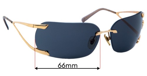 Versace MOD N86 66mm Replacement Lenses