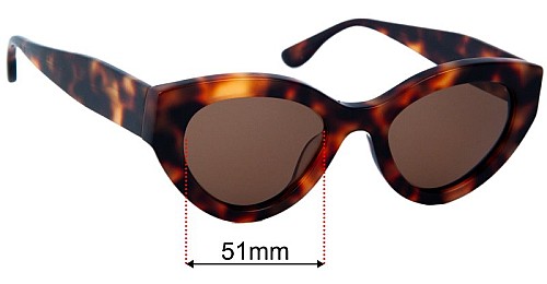 Replacement Lenses for Assembly Label Frame 10 51mm