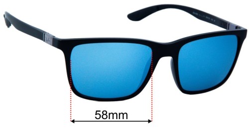 Ray-Ban RB4385 Liteforce 58mm Replacement Lenses