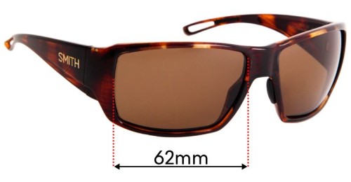 Replacement Lenses for Smith Guides Choice 62mm