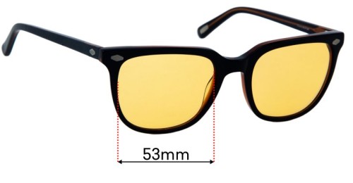 Raen Arlo 53mm Replacement Lenses by Sunglass Fix™