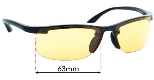 Ray-Ban RB4056 63mm Replacement Lenses