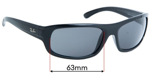 Ray-Ban RB4166 63mm Replacement Lenses