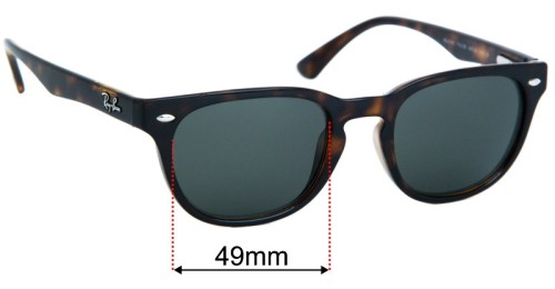 Ray-Ban RB4140 49mm Replacement Lenses
