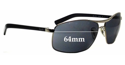 Ray-Ban RB3470-L 64mm Replacement Lenses