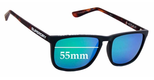 Superdry Sun Rx Kiyoko 55mm Replacement Lenses
