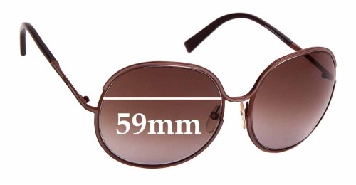 Tom Ford Alexandra TF118 59mm Lentes de Repuesto