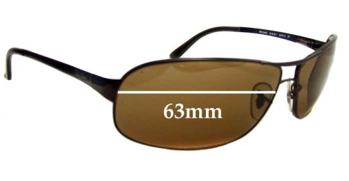 Ray-Ban RB3343 Sidestreet 63mm Lens Replacement