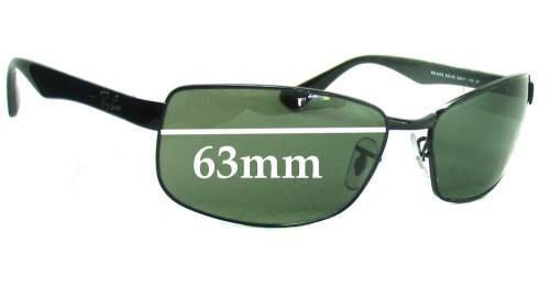 Ray-Ban RB3478 63mm Lens Replacement