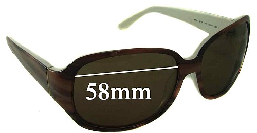 Kate Spade Akira 58mm Replacement Lenses