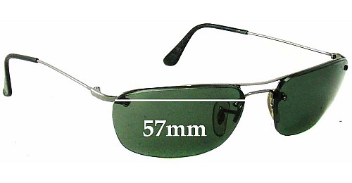 Ray Ban RB3156 - 35mm Tall 57mm Replacement Lenses