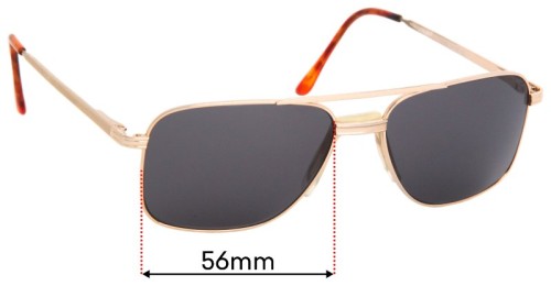 Replacement Lenses for Clarity C4758 56mm by Sunglass Fix™