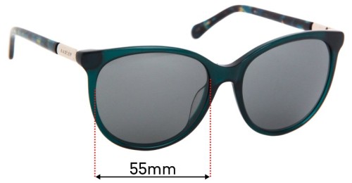 Radley Nicole 55mm Replacement Lenses by Sunglass Fix™