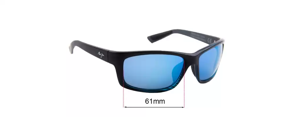 Maui Jim MJ766 Kanaio Coast 61mm Replacement Lenses