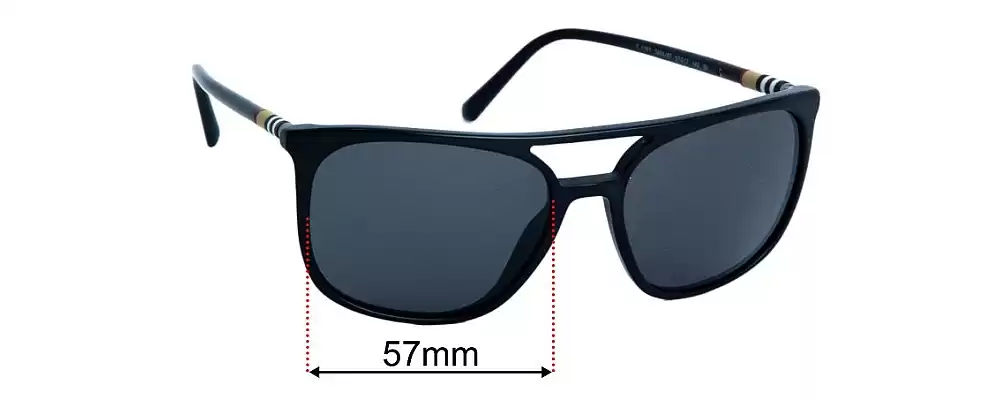 Burberry B 4257 57mm Replacement Lenses