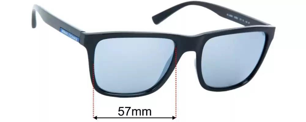 Armani Exchange AX 4080S 57mm Replacement Lenses