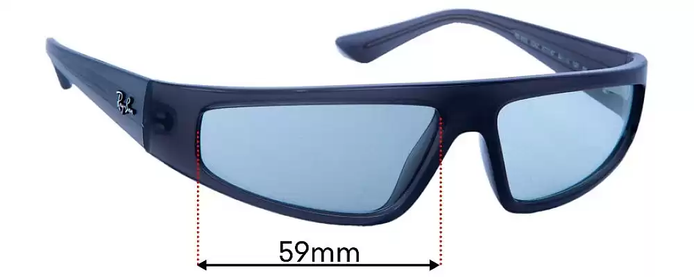 Ray-Ban RB4432 Izaz 59mm Replacement Lenses