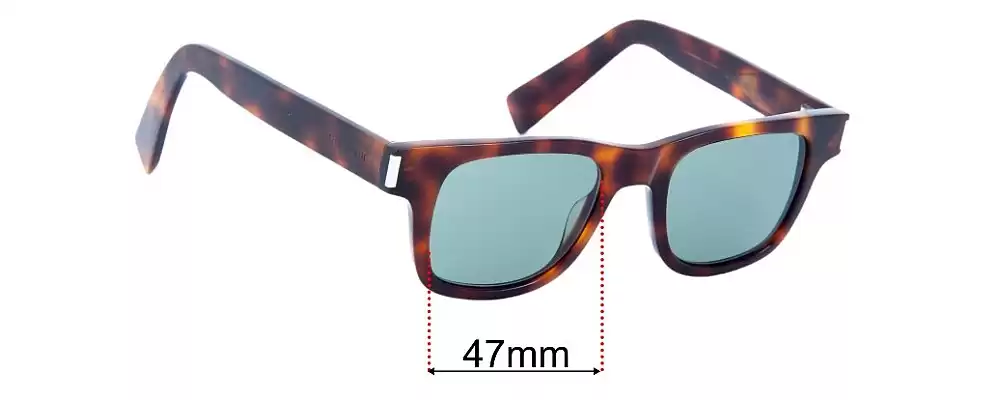 Saint Laurent SL 564 47mm Replacement Lenses