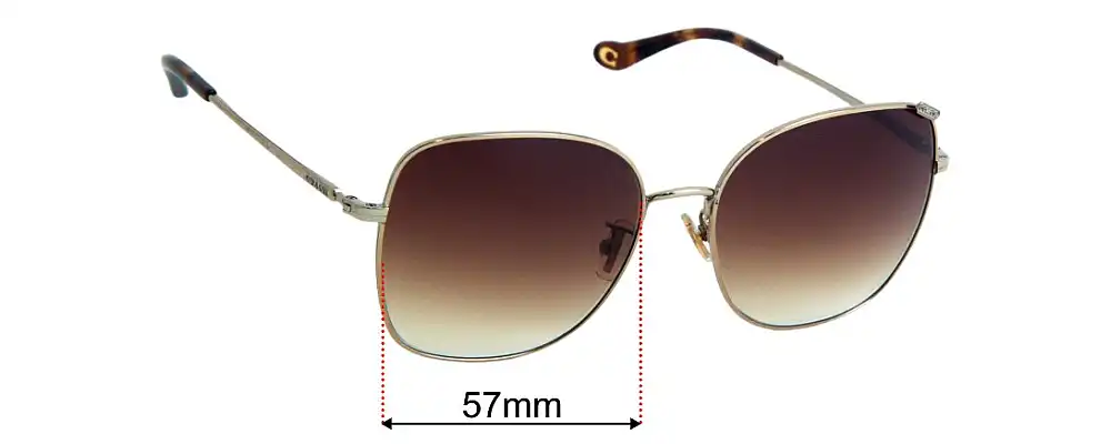 Replacement Lenses for Coach HC7133 57mm by Sunglass Fix™