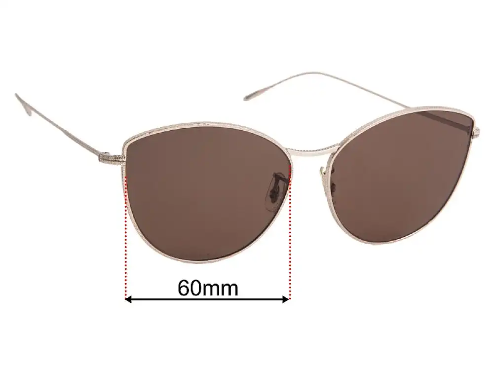 Replacement Lenses for Oliver Peoples OV1232S Rayette 60mm