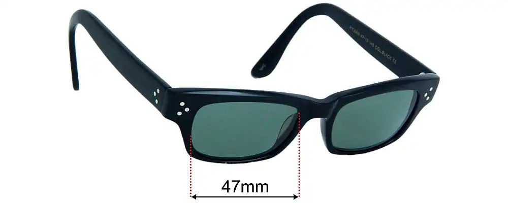 Moscot Hyman 47mm Replacement Lenses by Sunglass Fix™