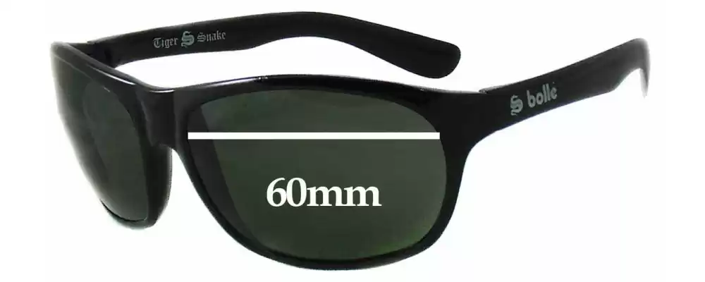 Replacement Lenses for Bolle Tiger Snake 2 60mm