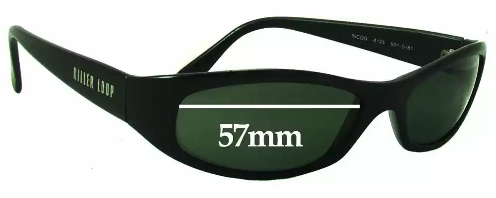 Replacement Lenses for Killer Loop K4125 Incog 57mm