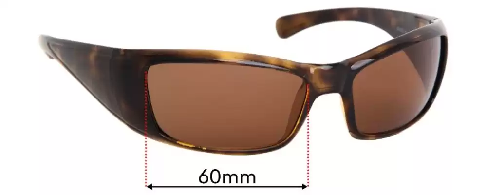 Replacement Lenses for Arnette Rage XL AN4077 60mm