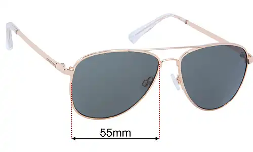 Replacement Lenses for Von Zipper Statey 55mm