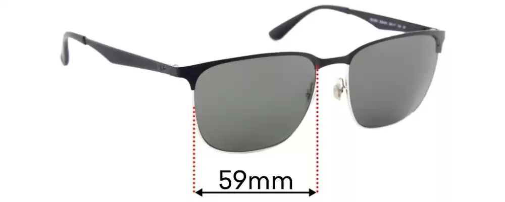 Ray-Ban RB3569 59mm Lens Replacement