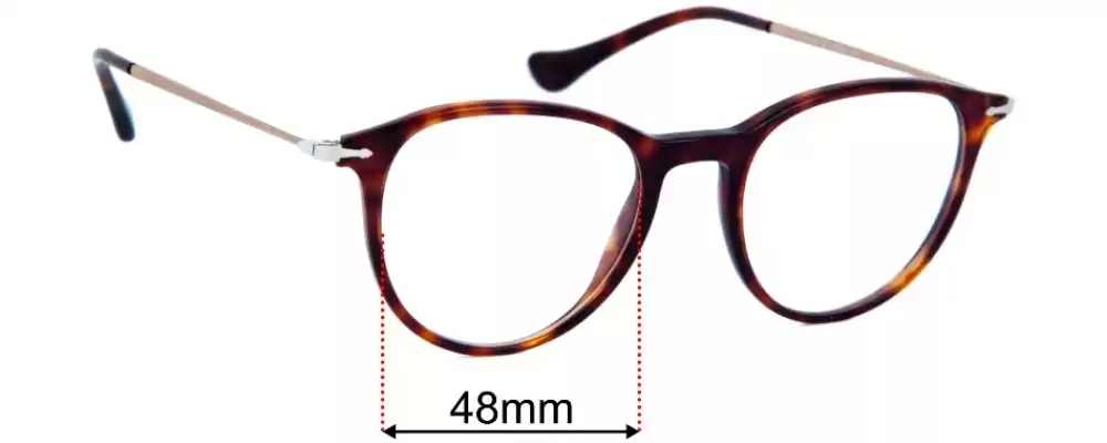 Persol 3147-V 48mm Replacement Lenses by Sunglass Fix™