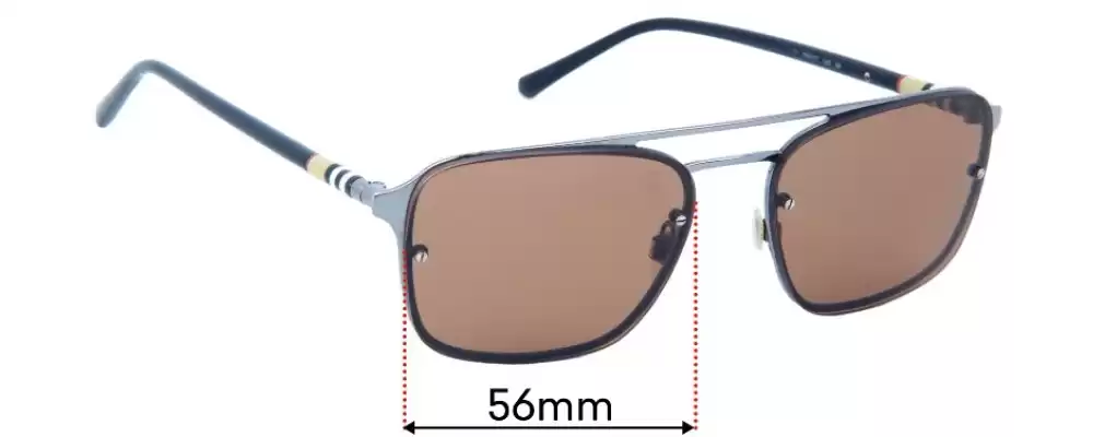 Burberry BE 3095 56mm Replacement Lenses