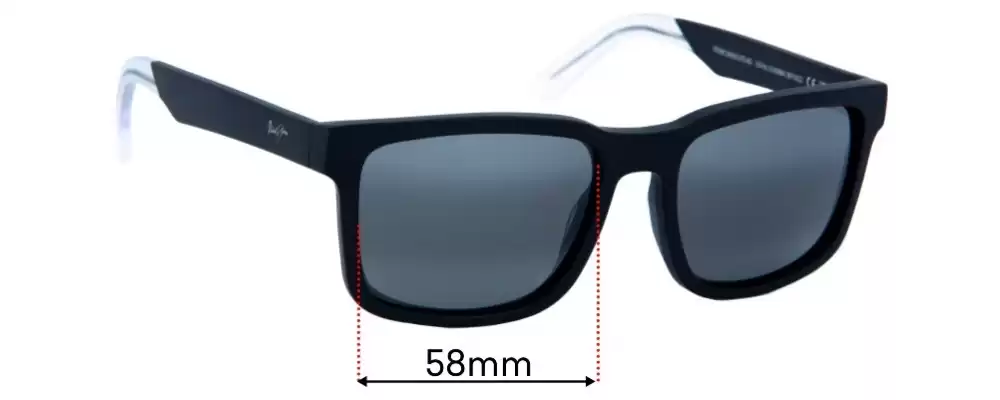 Maui Jim MJ862 Stone Shack 55mm Lens Replacement