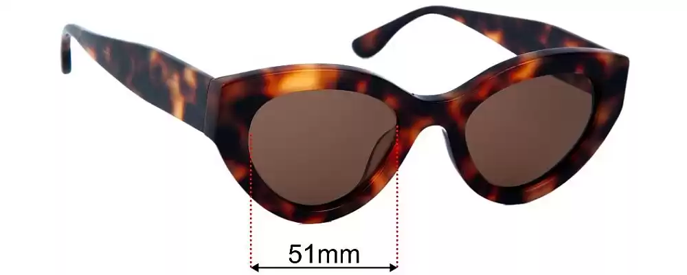 Assembly Label Frame 10 51mm Replacement Lenses